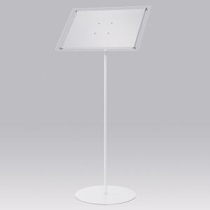 フロアスタンド 2833 屋内用 ホワイト A3 (2833-S-W-A3) - スタンド看板通販のサインモール